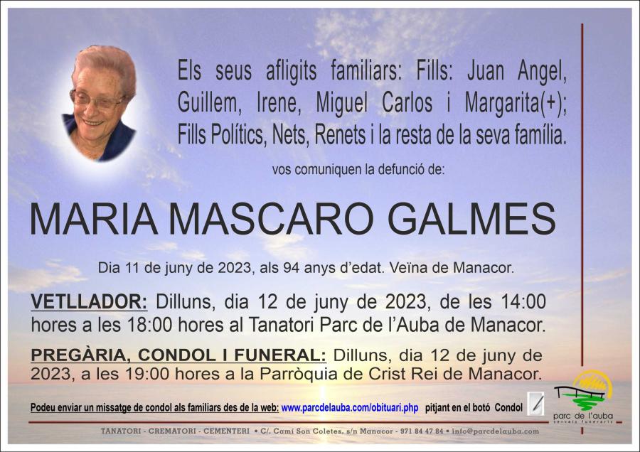 obituario. Parc de l'auba